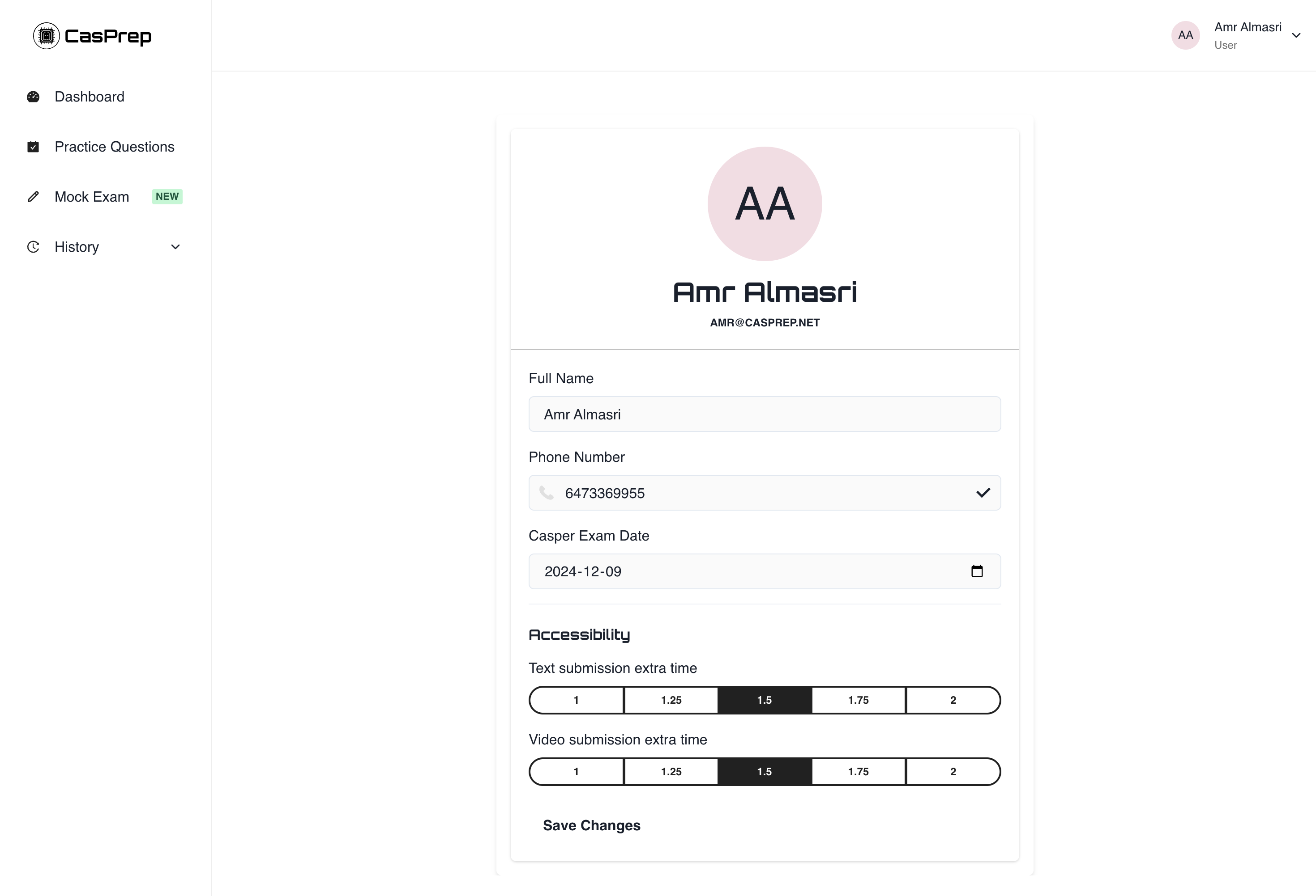 CasPrep – Ace Your CASPer with 375+ Questions, 11-Scenario Mock Exams & AI Scoring